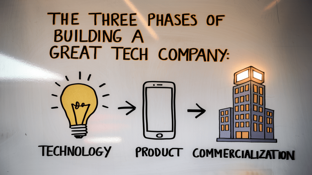 The Three Phases of Building a Great Tech Company: Technology, Product ...